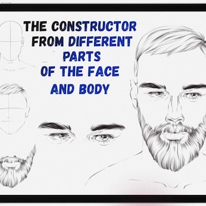 100 Male Portrait Stamp Brushes for Procreate | Procreate Stamp Brushes ...