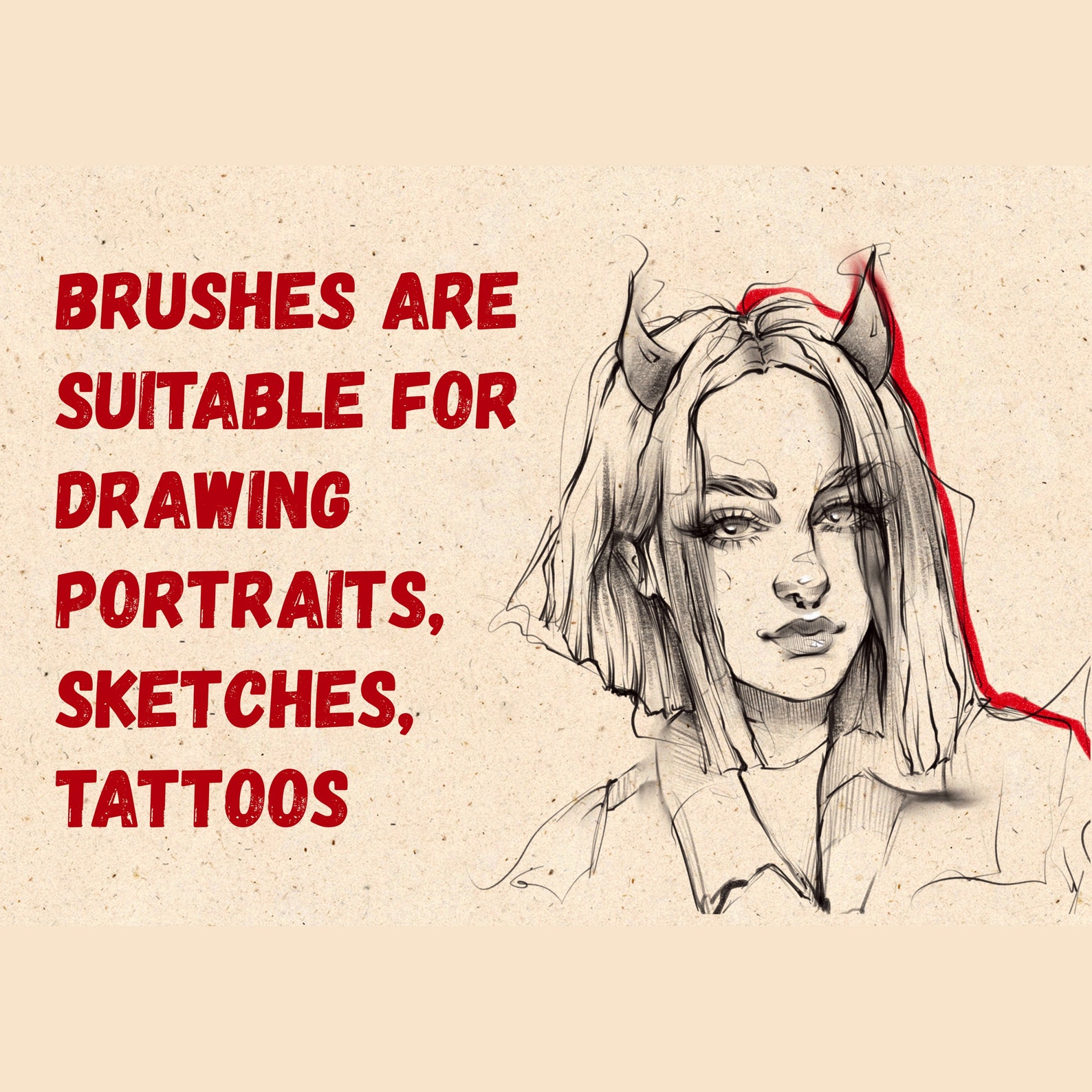 Procreate Sketch Brushes: Line Art, Tattoo & Pencil Brushes - Etsy