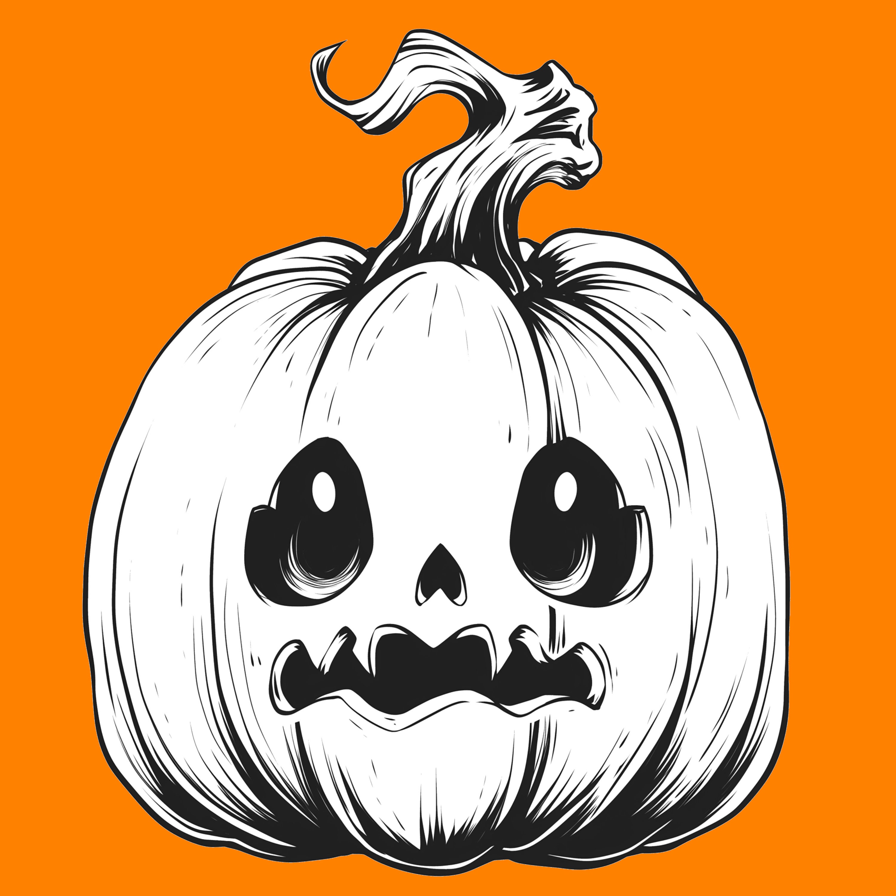 300 Halloween Pumpkin Stamp Brushes for Procreate (brushset Digital ...