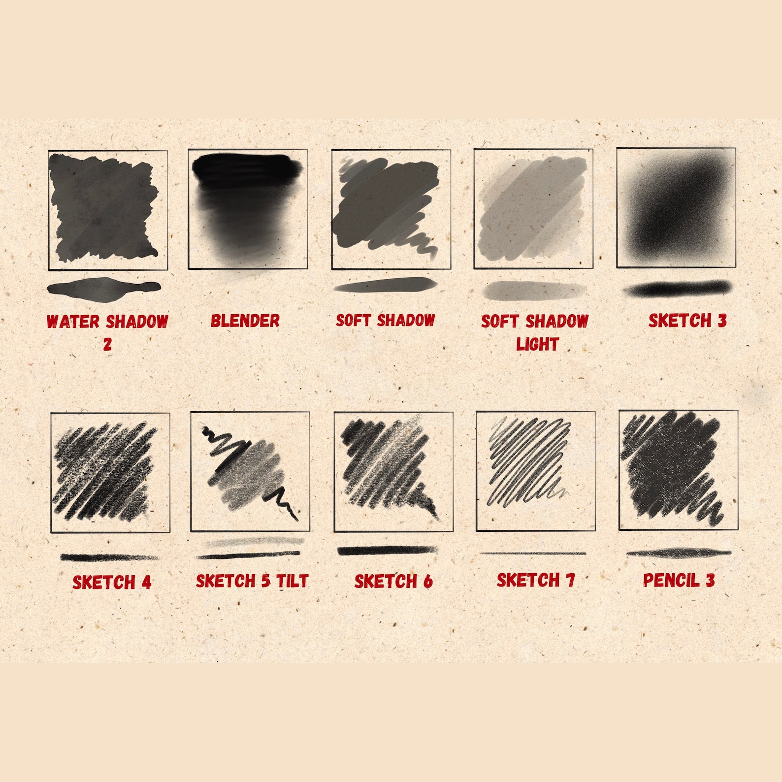 Procreate Sketch Brushes: Line Art, Tattoo & Pencil Brushes - Etsy