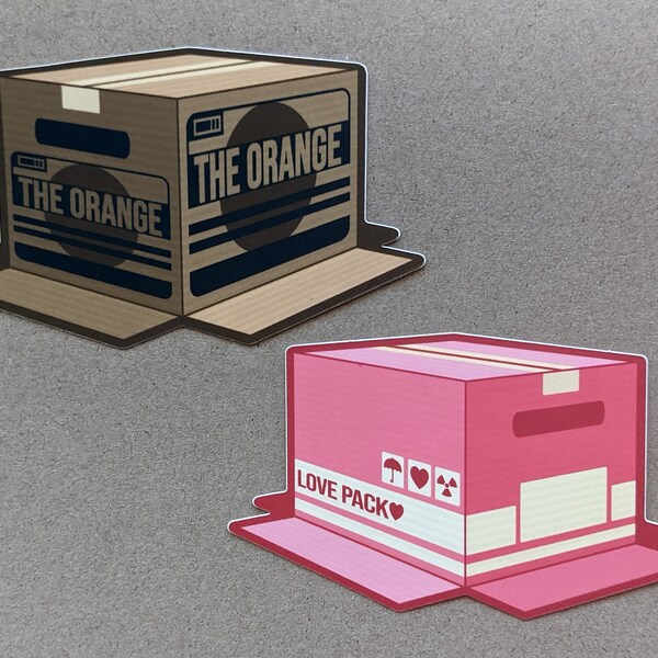Cardboard Box Stickers - Etsy