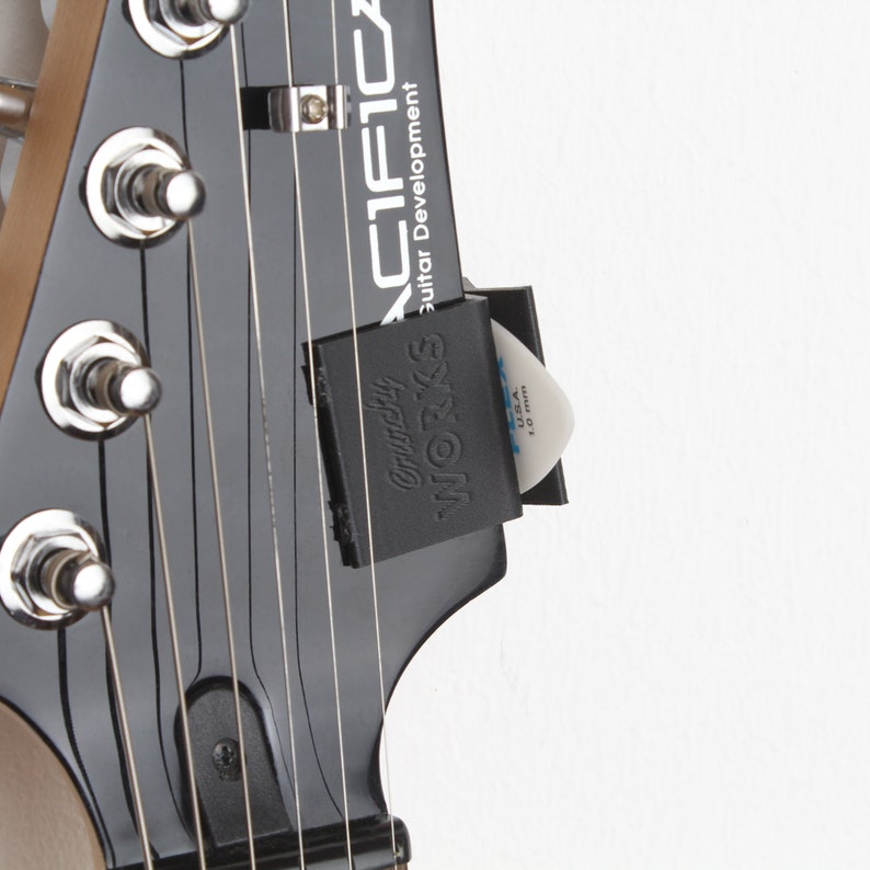 Guitar Plectrum Mount Bass Pick Holder Plectrum Adapter Holder 3 Pack ...