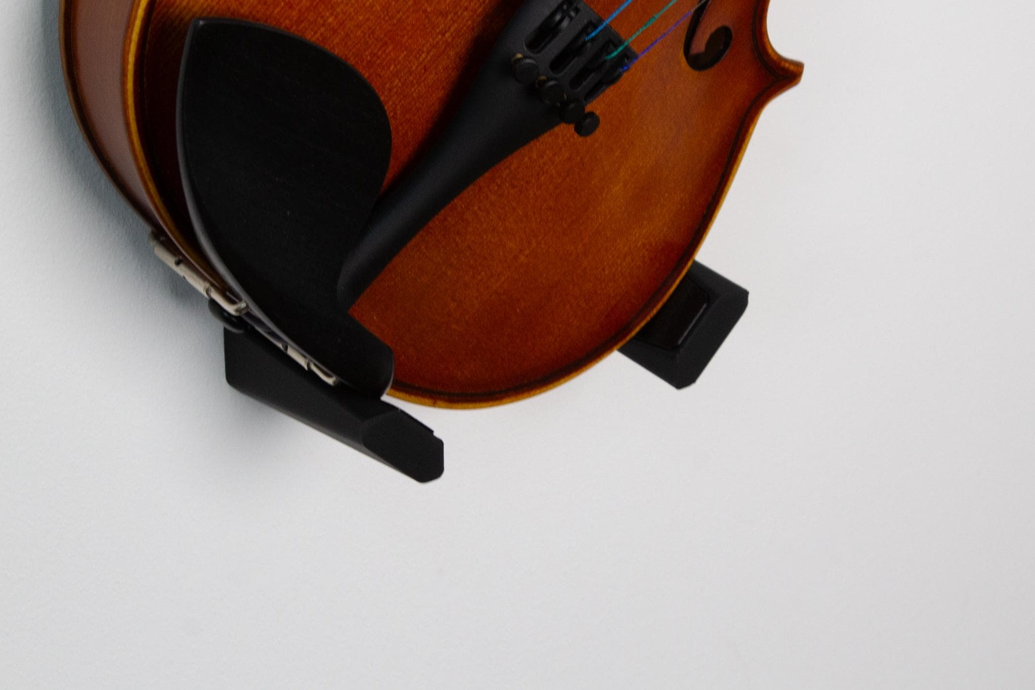 Slanted Angled Adjustable • Violin Wall Mount • Hook Bracket Holder ...