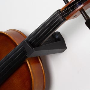 Slanted Angled Adjustable • Violin Wall Mount • Hook Bracket Holder ...