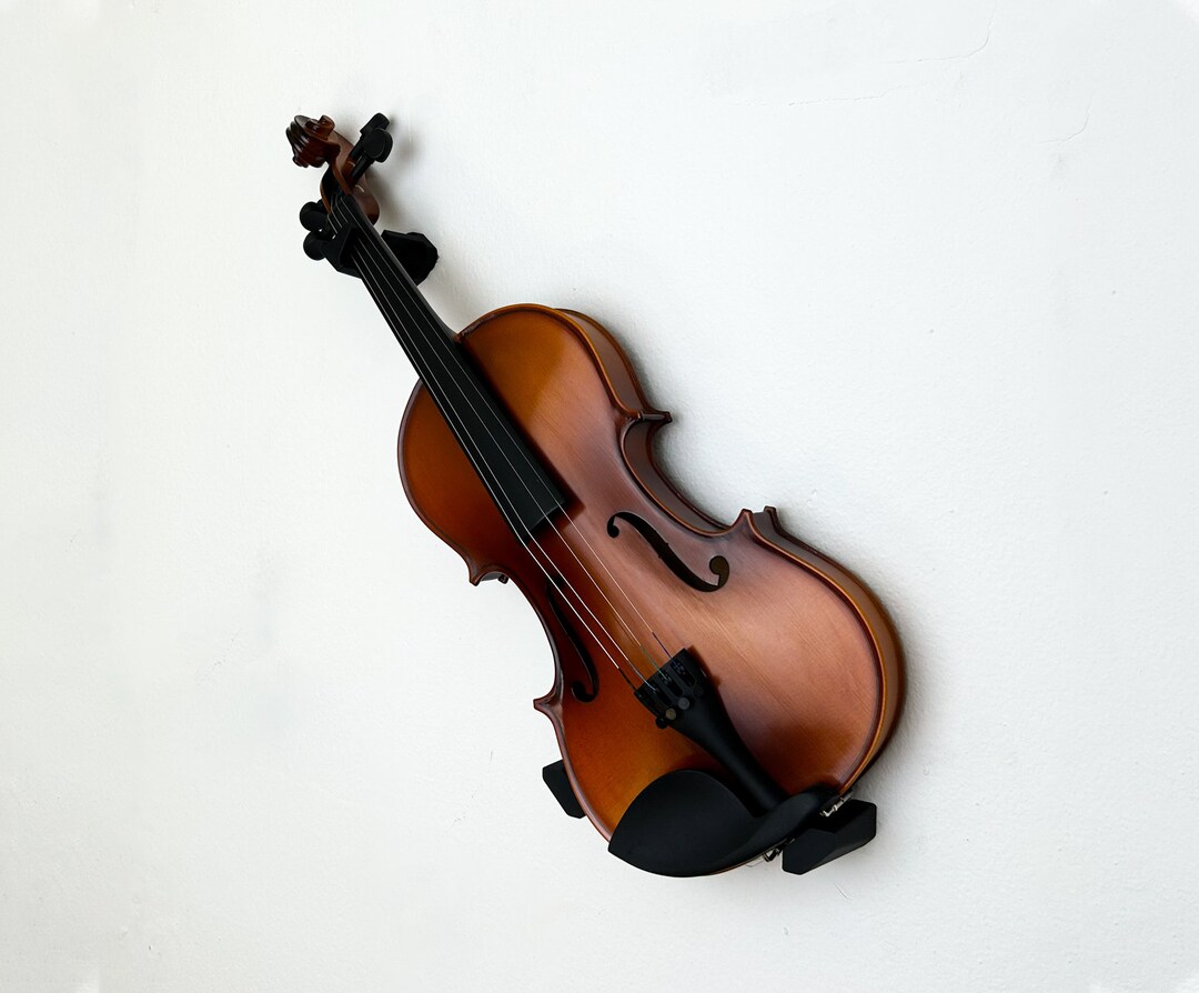 Slanted Angled Adjustable Violin Wall Mount Hook Bracket Holder Screws ...