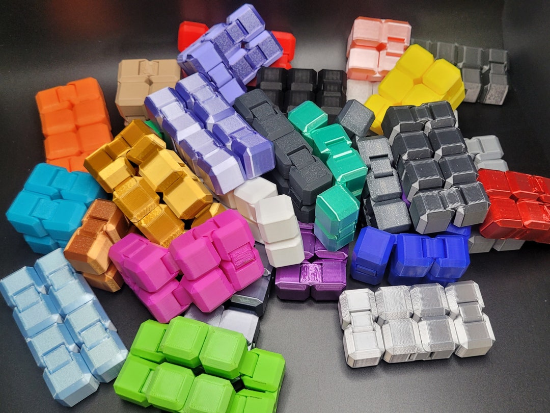 Infinity Fidget Cube | 3D Printed Fidget Toy - Etsy