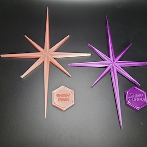 Art Deco Star | Mid Century Star Decor | 3D Printed Decorations - Etsy
