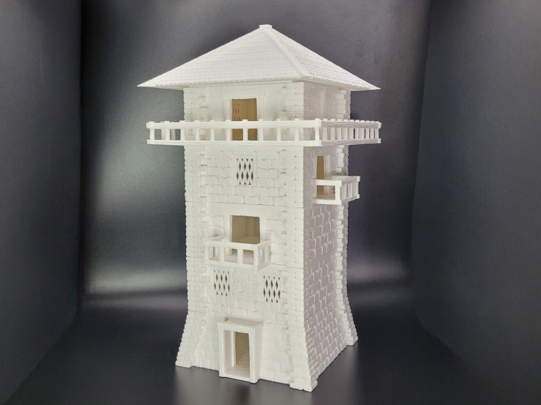 Fantasy Guard Tower | Modular D&D Miniature Building | Tabletop Set ...