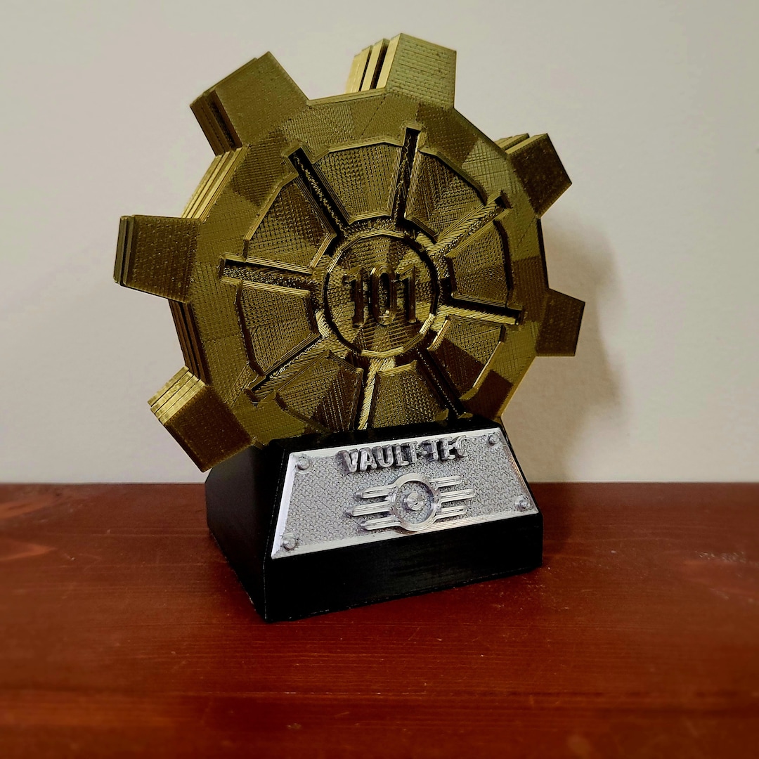 Fallout Vault Coasters With Stand | Fallout 4 Drink Coasters | 3D ...