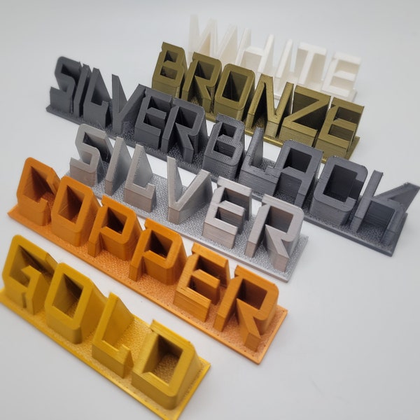 3d Name Plate Gold - Etsy