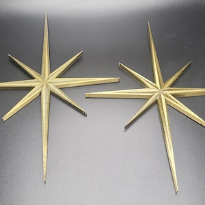 Art Deco Star | Mid Century Star Decor | 3D Printed Decorations - Etsy