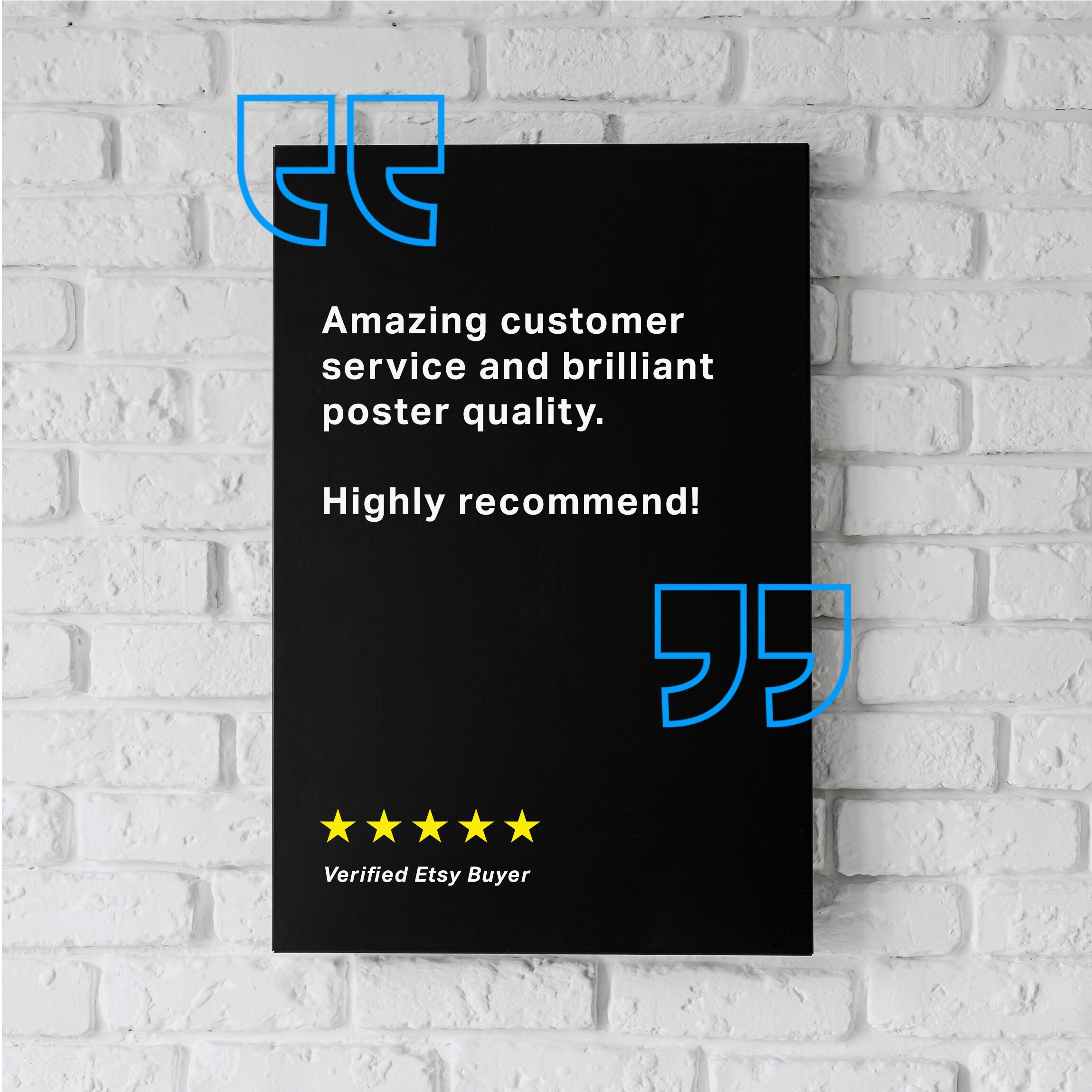 Queen Poster Print High Quality Print Bohemian Rhapsody Blue / A4 / A3 ...