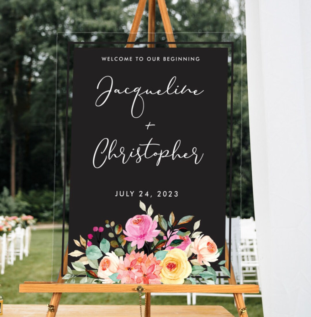 Custom Wedding Sign - Etsy
