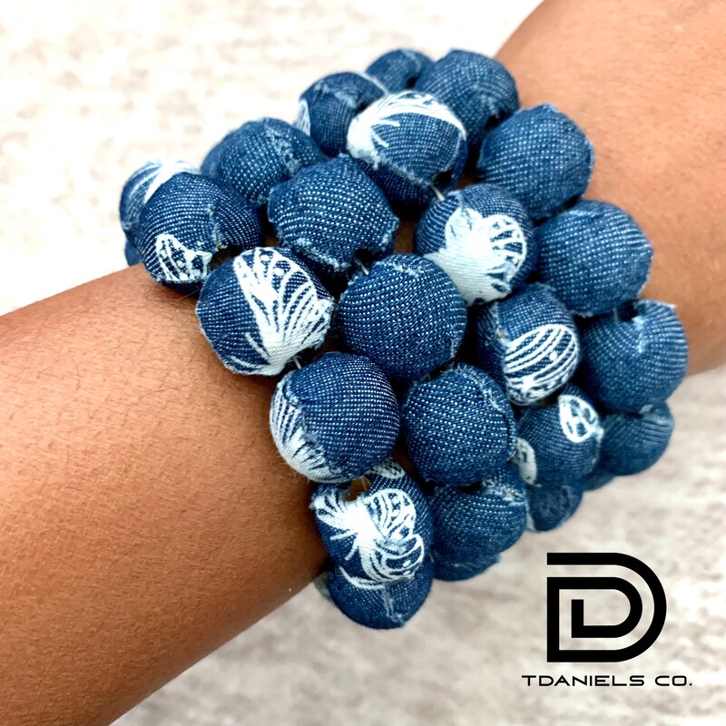 Denim Bracelet - Etsy