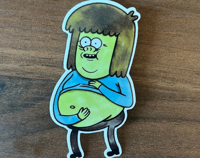 Muscle Man - Regular Show Vinyl Sticker - Etsy