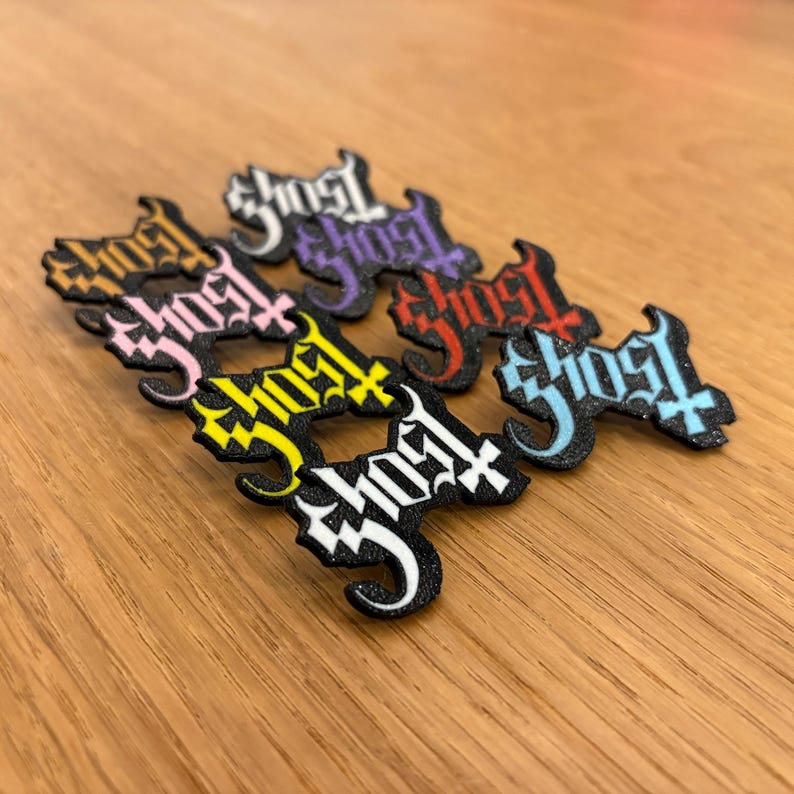 GHOST Band Logo Pin - Etsy