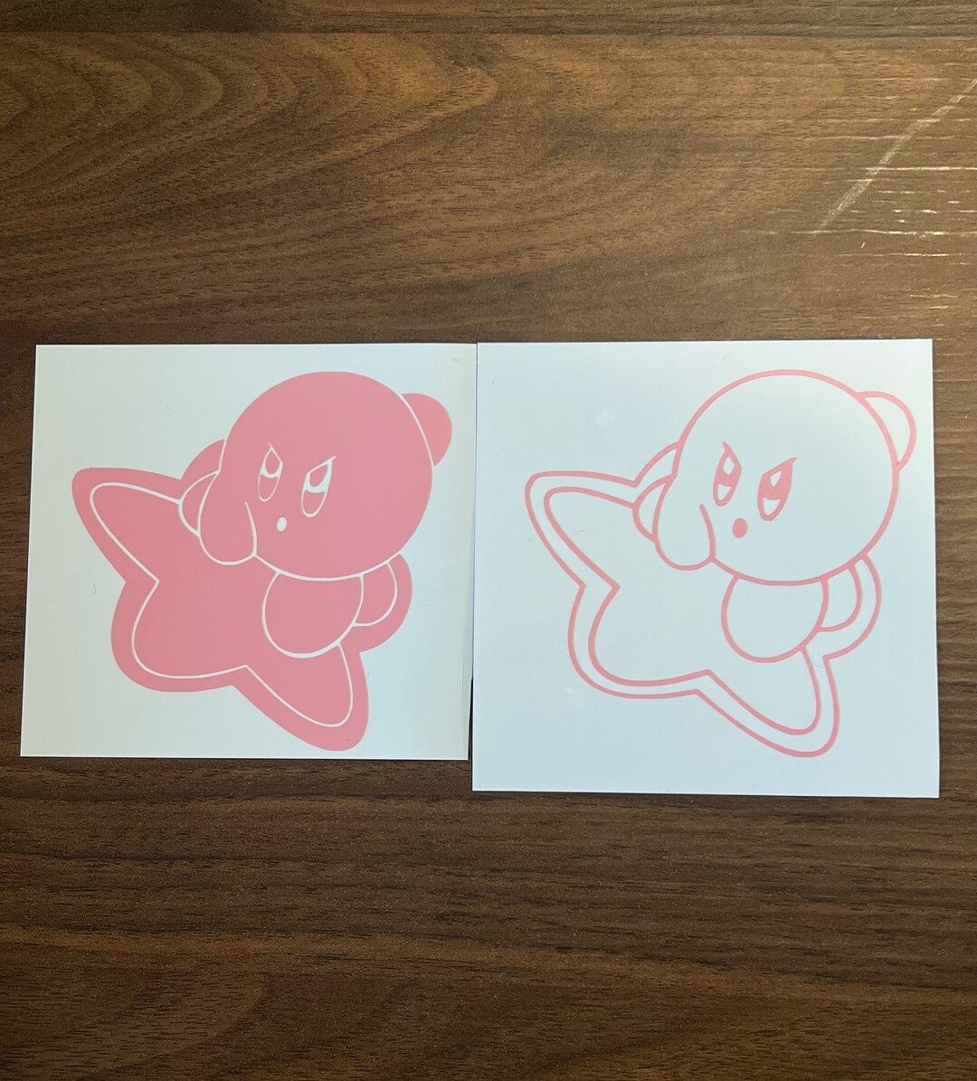 Kirby Shooting Star Vinyl Decal Super Smash Bros Air Ride - Etsy