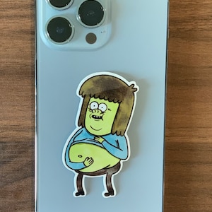 Muscle Man Regular Show Vinyl Sticker - Etsy