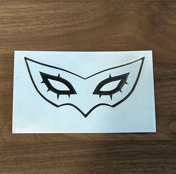 Persona 5 Jokers Phantom Thief Mask Vinyl Decal - Etsy