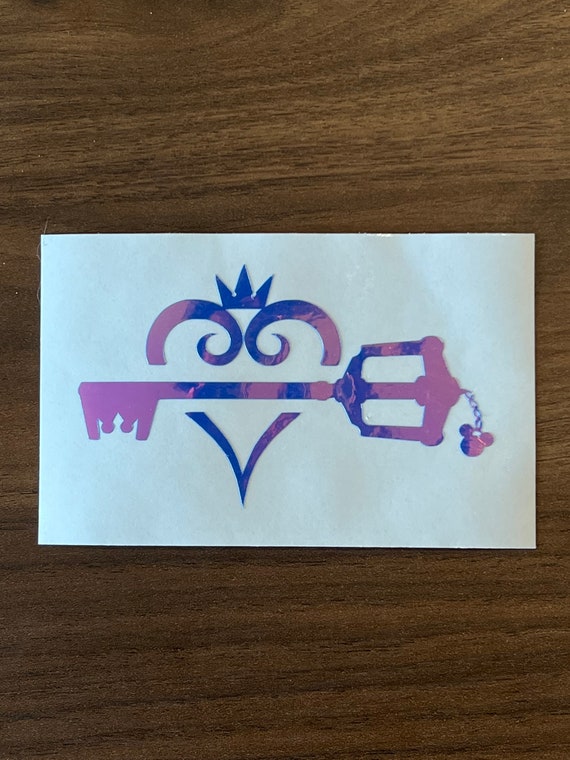 Kingdom Hearts Logo and Keyblade Combo Vinyl Decal - Etsy