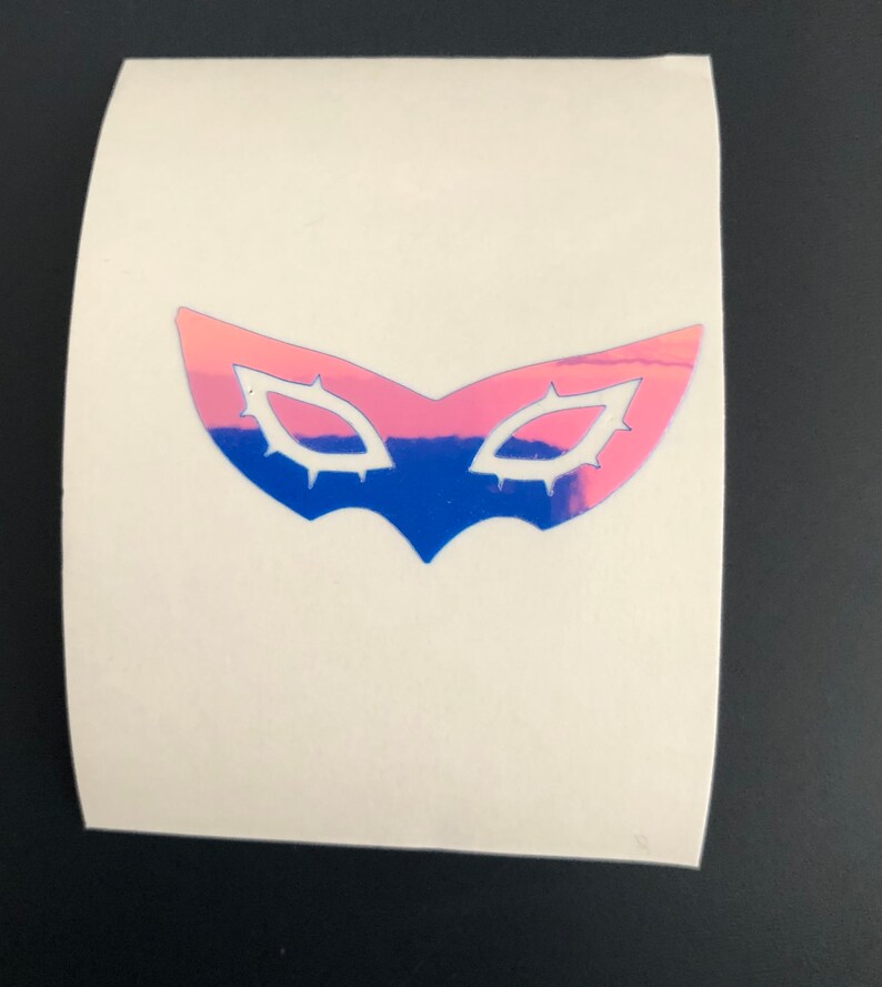 Persona 5 Jokers Phantom Thief Mask Vinyl Decal - Etsy
