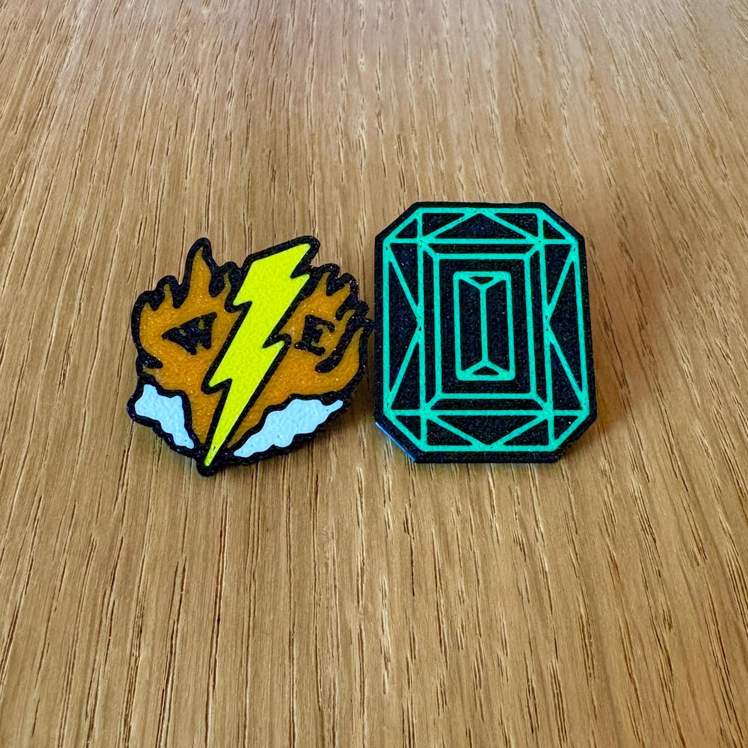 Lord Huron Pins - Emerald Star/world Ender Logo - Etsy