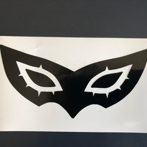 Persona 5 Jokers Phantom Thief Mask Vinyl Decal - Etsy