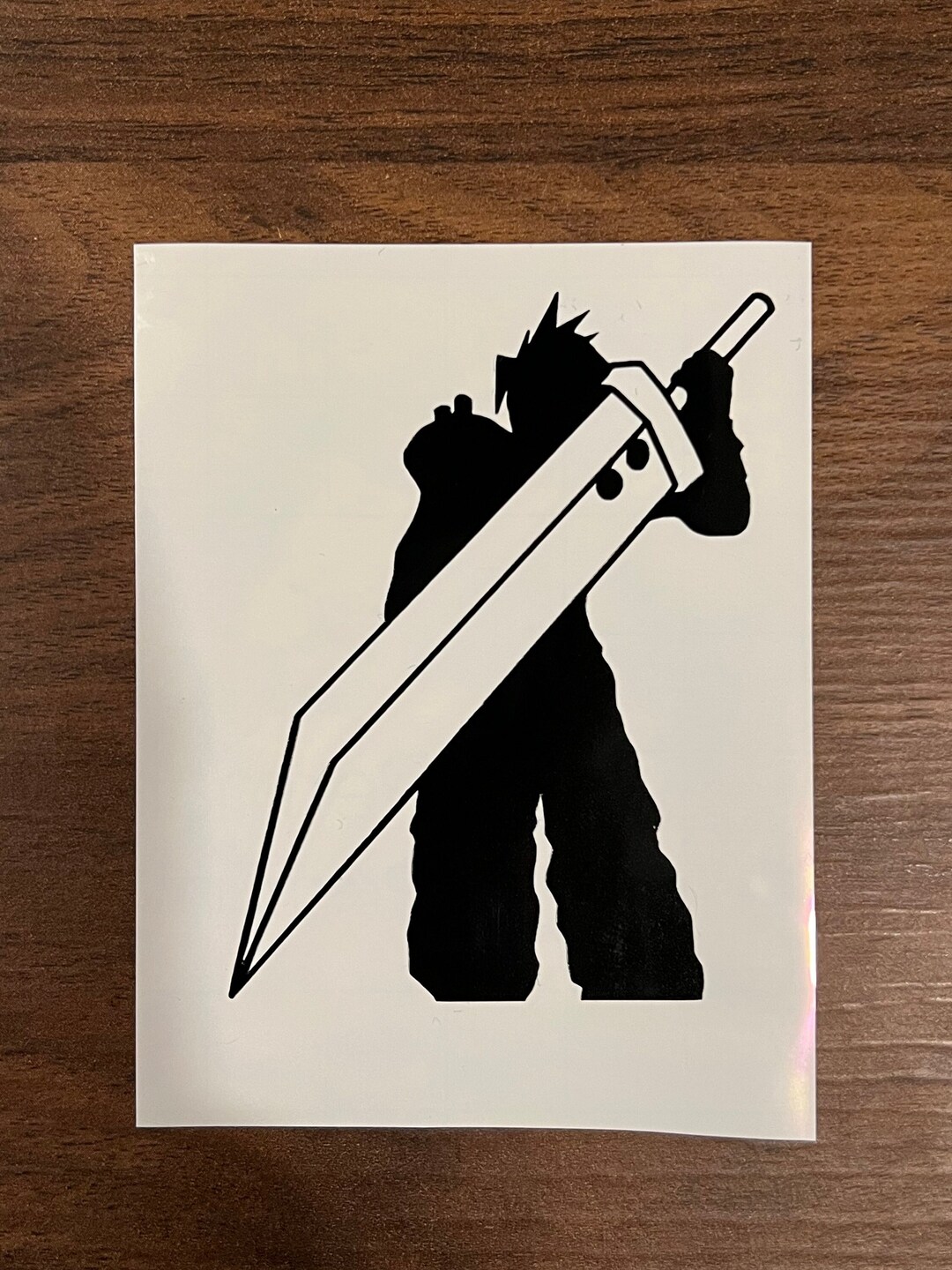 Final Fantasy 7 - Cloud Buster Sword Pose, FF7 Vinyl Decal - Etsy