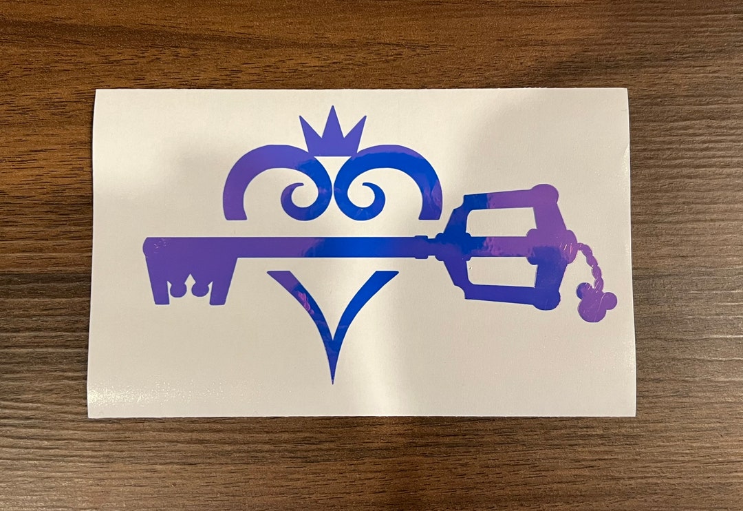 Kingdom Hearts - Logo and Keyblade Combo Vinyl Decal - Etsy