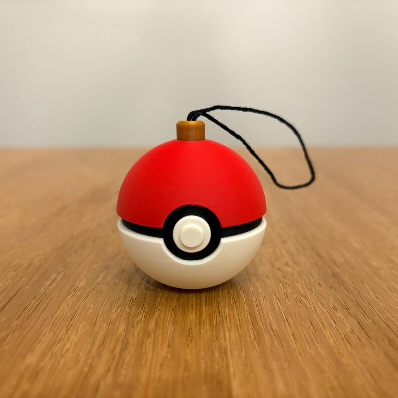 Pokeball Christmas Ornament Set - 3D Printed Pokeball, Great Ball ...