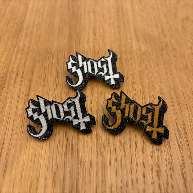 GHOST Band Logo Pin - Etsy