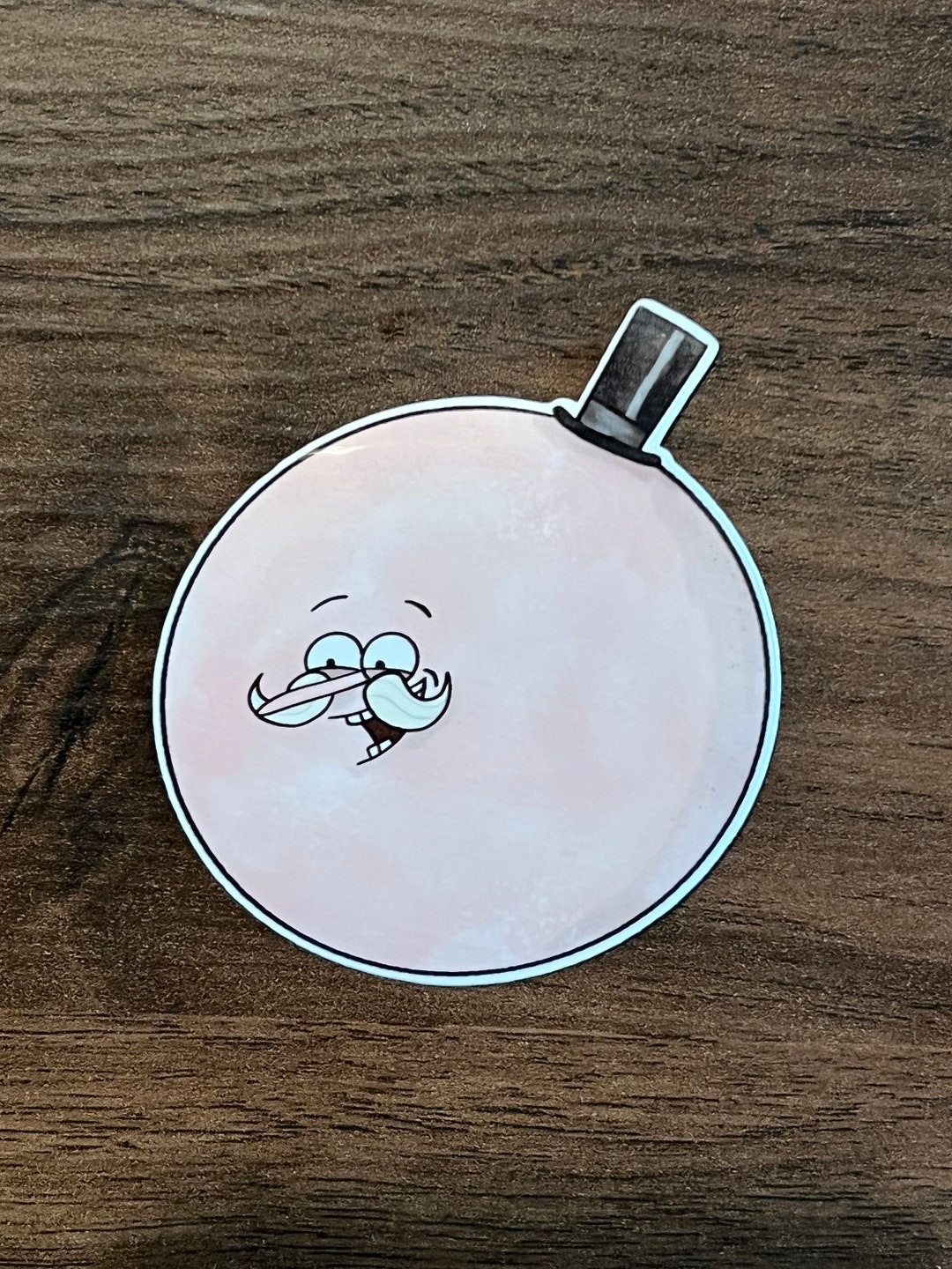 Pops Face - Regular Show Vinyl Sticker - Etsy