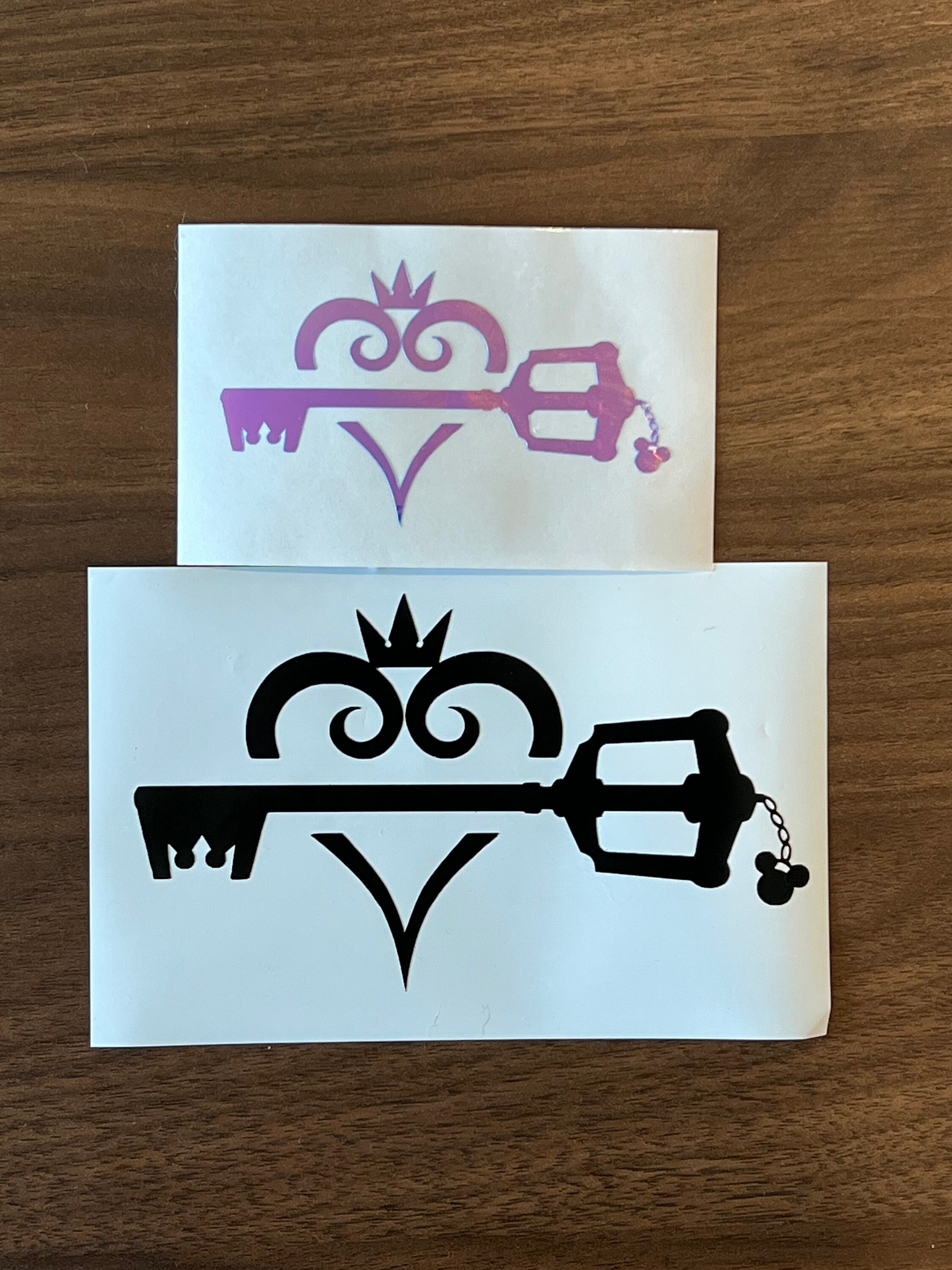 Kingdom Hearts Logo and Keyblade Combo Vinyl Decal - Etsy