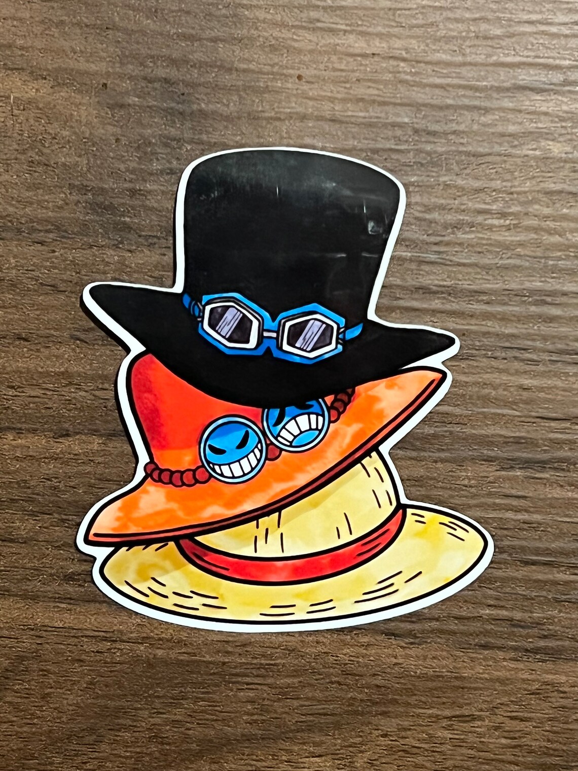 OP Inspired Pirate Hats Brothers Luffy Ace Sabo Hats - Etsy