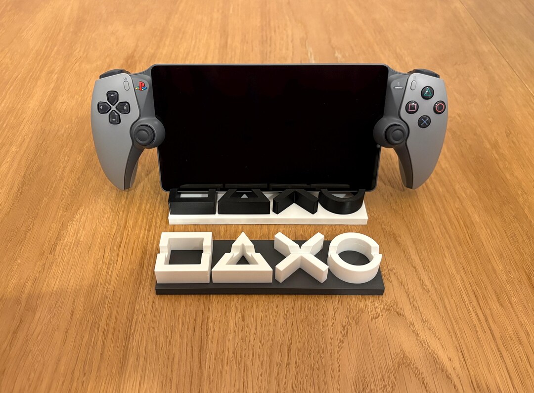 Playstation Portal Minimal Display Stand - 3D Playstation Logo Symbols ...