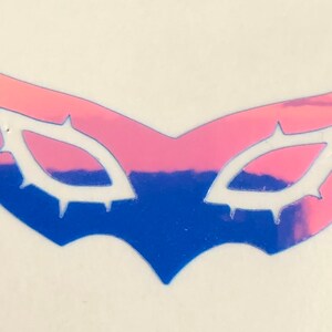 Persona 5 Jokers Phantom Thief Mask Vinyl Decal - Etsy
