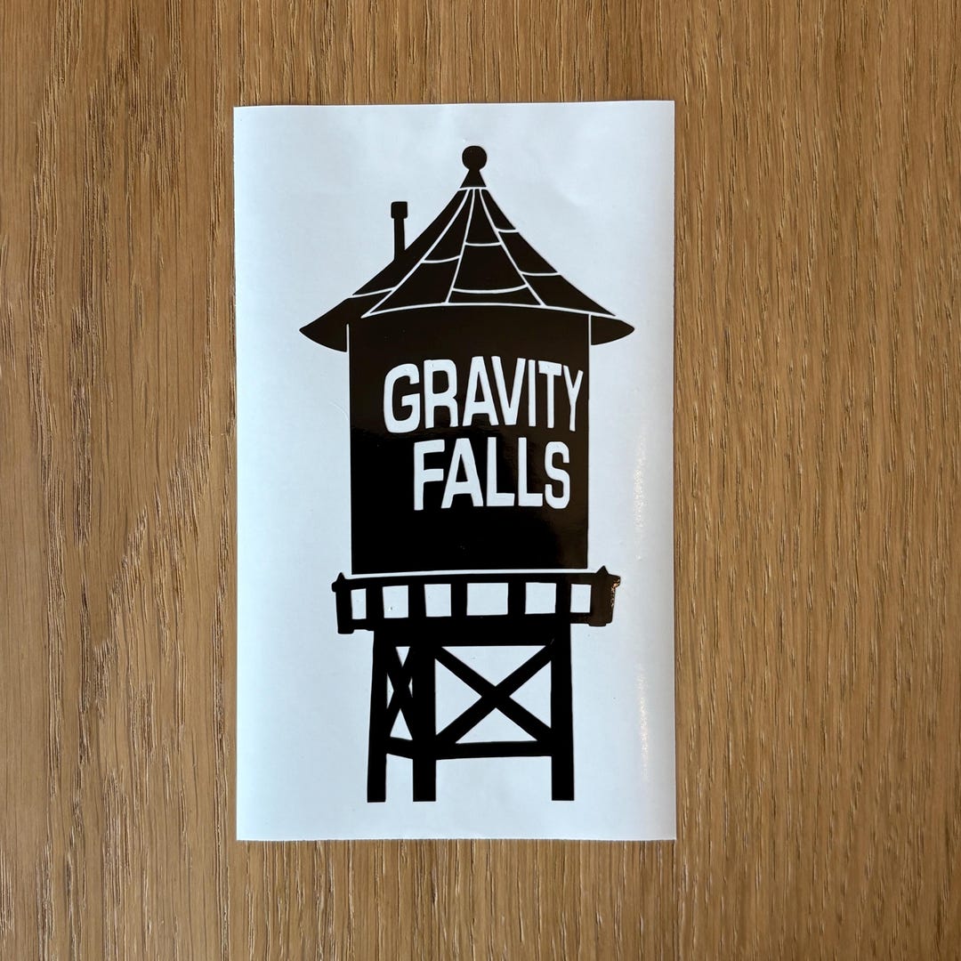 Gravity Falls Vinyl Decal - Water Tower Logo - Etsy