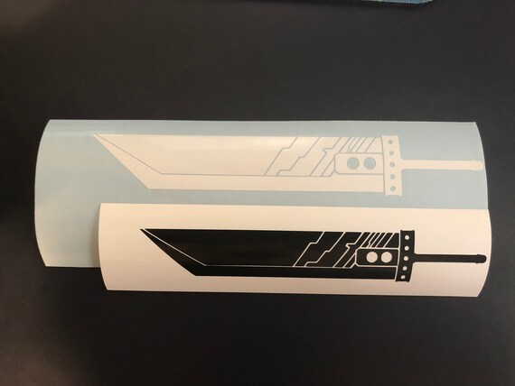 Final Fantasy 7 Cloud Strifes Buster Sword Vinyl Decal - Etsy