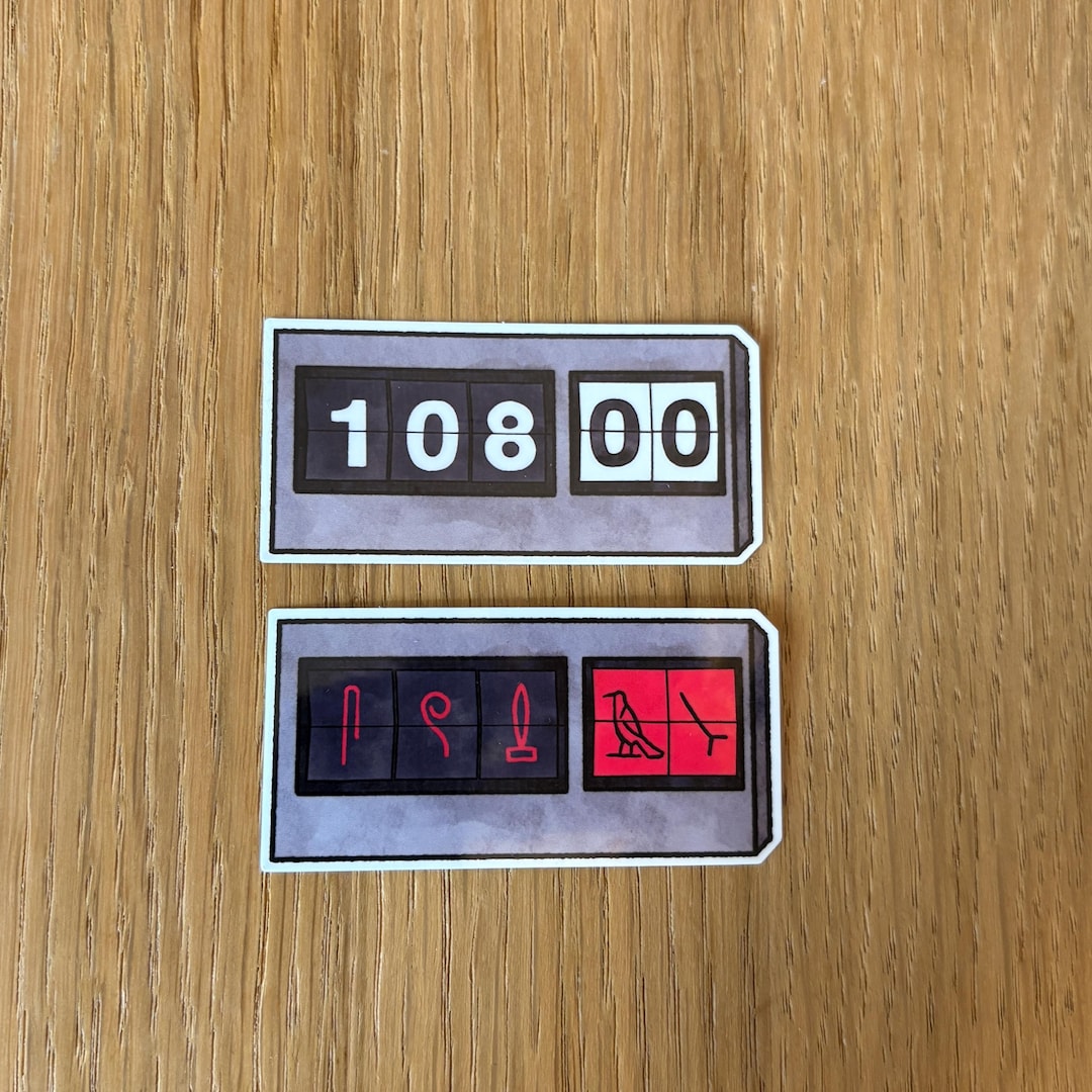 LOST 108 Countdown Timer Clock - Swan Station Glossy Vinyl Sticker - Etsy