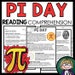 History of Pi Day Reading Comprehension & Questions Worksheet March ...