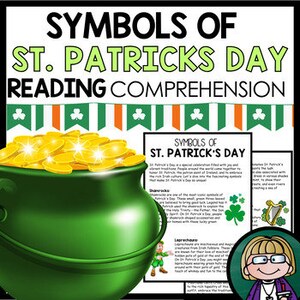 Symbols of St. Patrick's Day Reading Comprehension Passage No Prep - Etsy