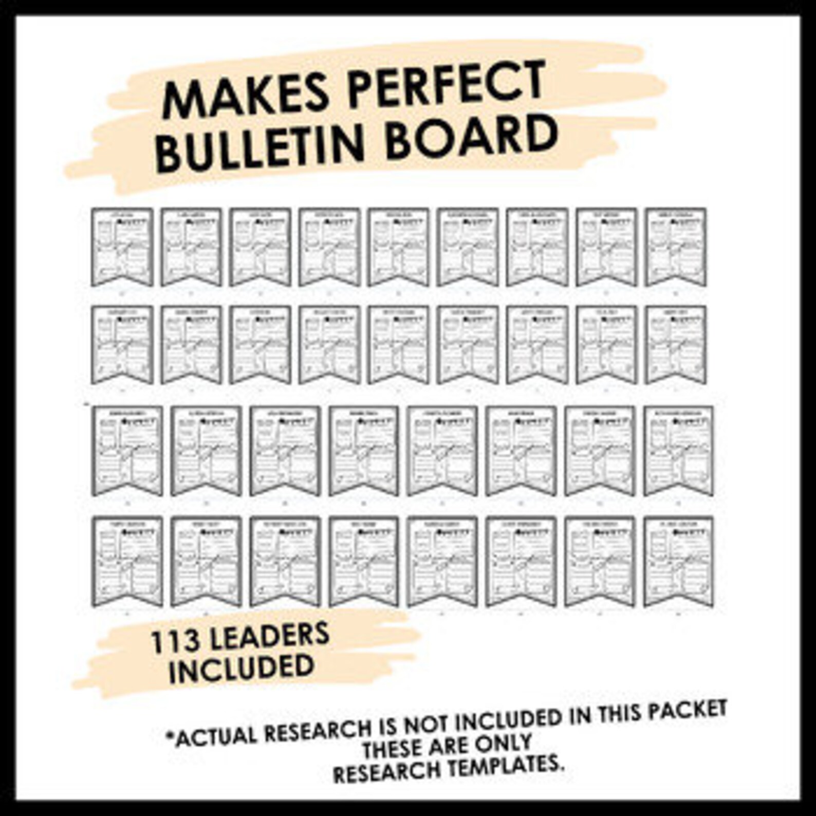 Women's History Month Bulletin Board Biography Writing Activity Pennant ...