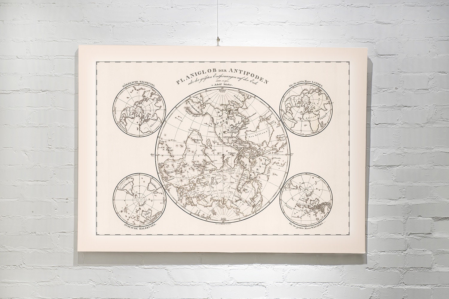 Map of the World World Map north Southern Poles All Parts of the Earth ...