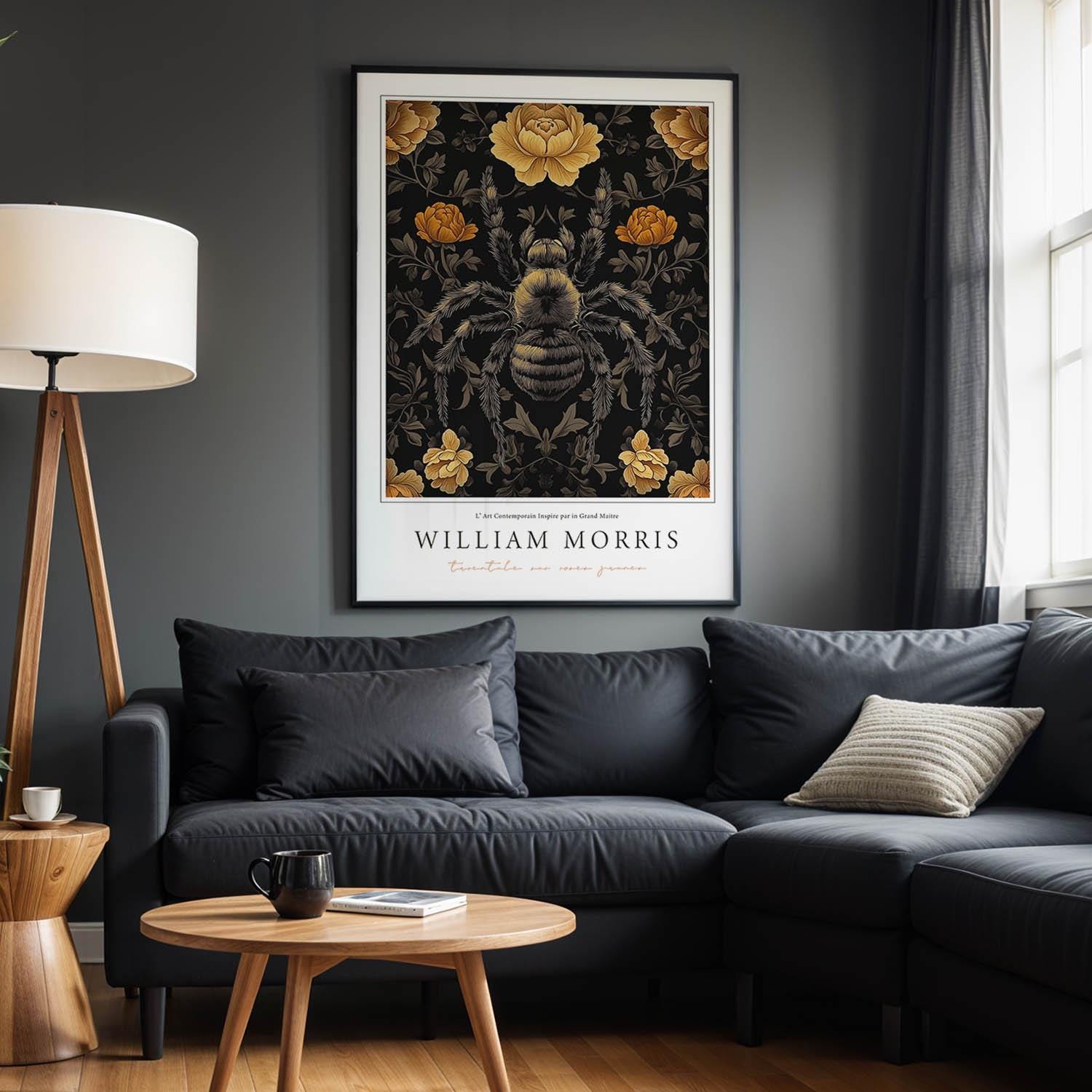 Tarantula Spider Poster, William Morris, Botanical Prints, Exhibition ...