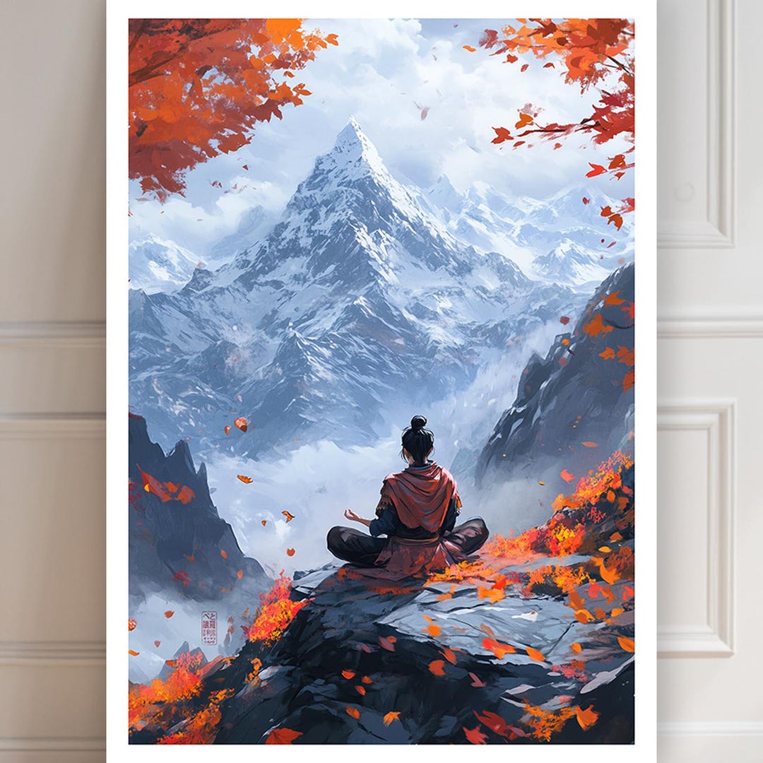 Samurai Apprentice | Samurai Meditating | Samurai Warrior | Elegant ...