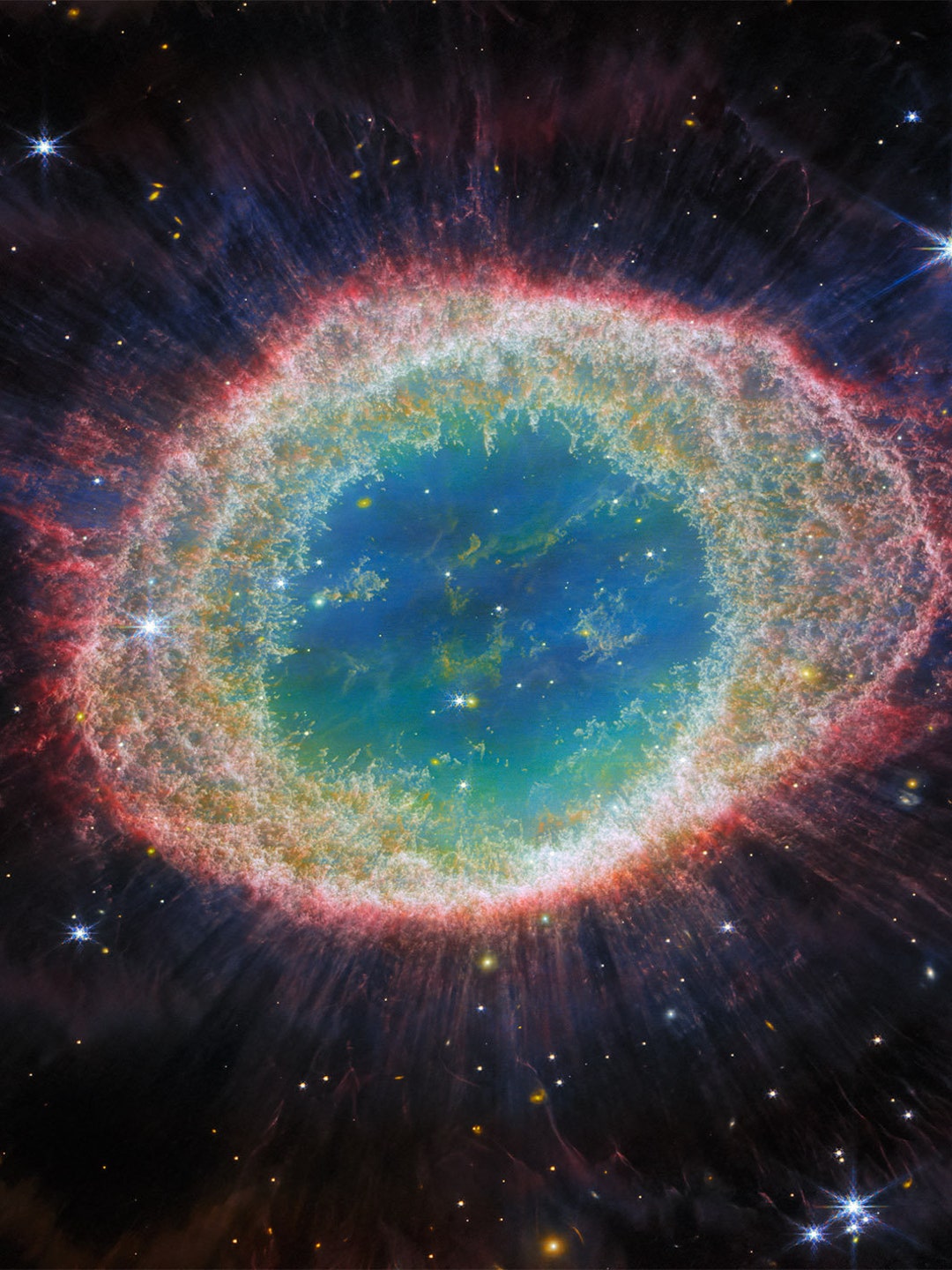 Ring Nebula | M57 and NGC 6720, Nircam Image, James Webb Space ...