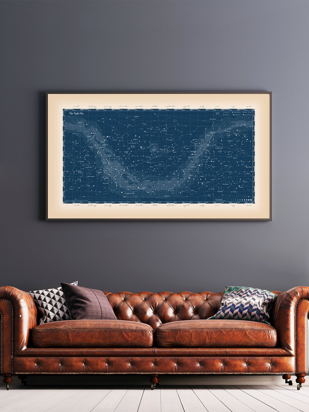 ALL STARS MAP / Constellations Chart Print, Celestial Decor, Astrology ...