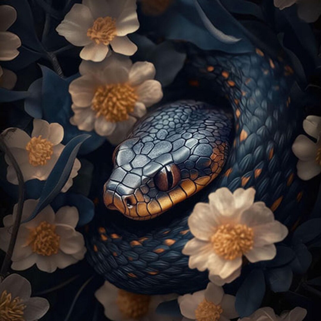 Anaconda Snake, William Morris Print - Etsy