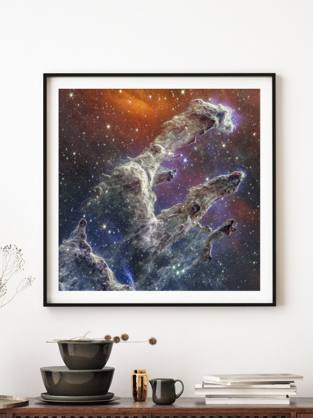 Pillars of Creation | M16 Eagle Nebula, NGC 6611, Nircam and MIRI ...