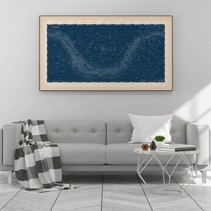 ALL STARS MAP / Constellations Chart Print Celestial Decor - Etsy